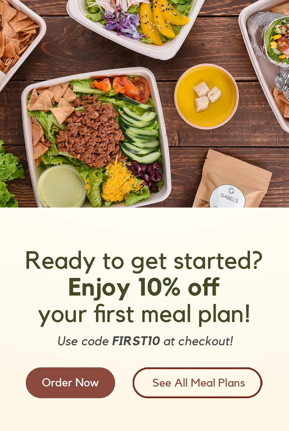 Healthy Meal Plans and Salads By Isabel's